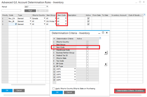 SAP Business One Advanced GL Account Determination | SAP B1 | MTC Systems