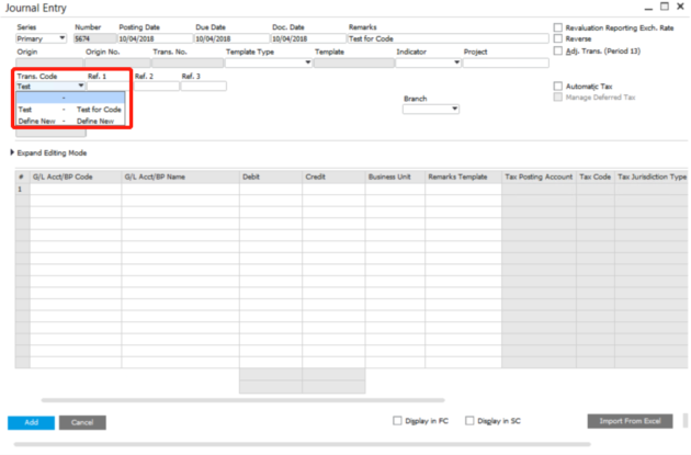 Assign Transaction Codes in SAP Business One | SAP B1 | MTC Systems