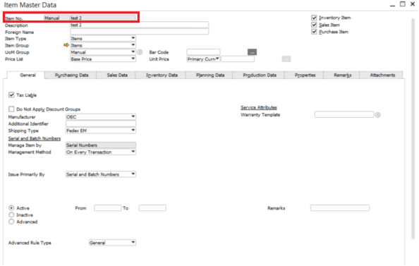 Item Code Can be Really Long in SAP Business One | SAP B1 | MTC Systems