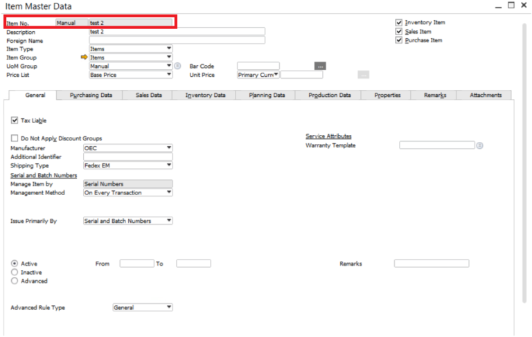 Item Code Can be Really Long in SAP Business One | SAP B1 | MTC Systems