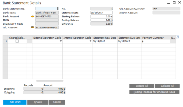 Reconciling Bank Statements More Efficiently in SAP Business One | SAP ...