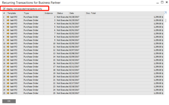 Recurring Transaction in SAP Business One | SAP B1 | MTC Systems