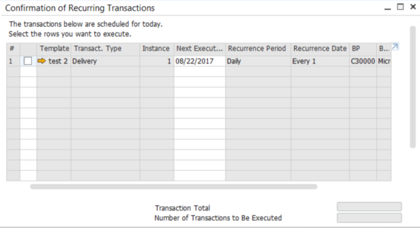 Recurring Transactions in SAP Business One | SAP B1 | MTC Systems