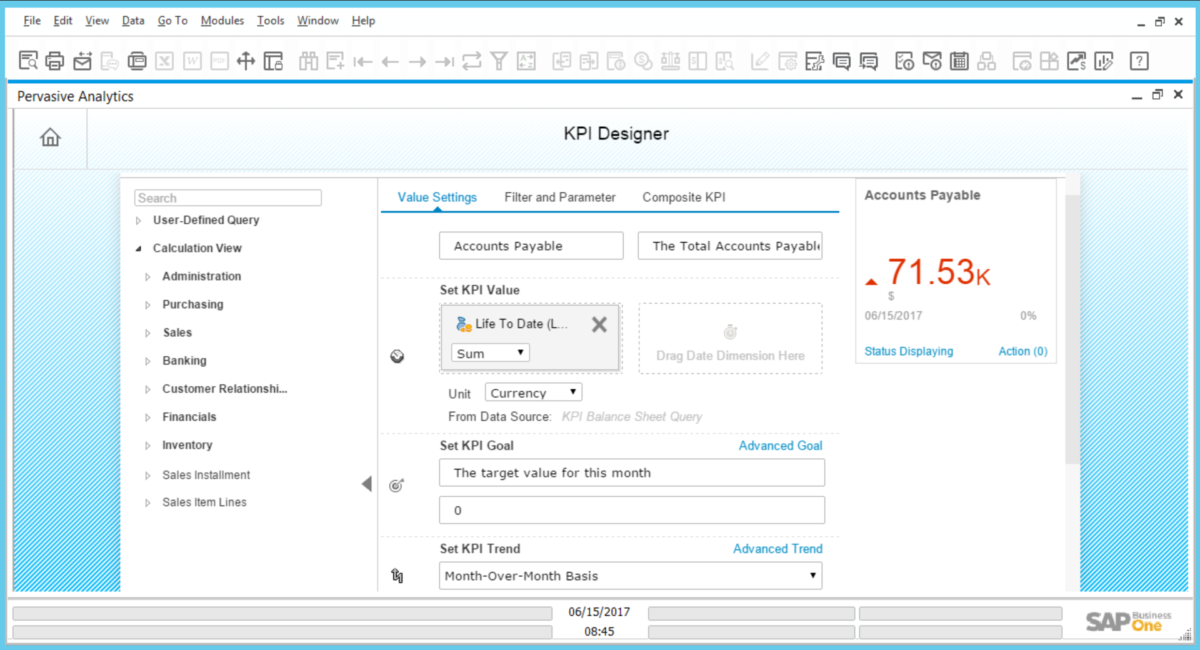 Display KPIs in SAP Business One | SAP B1 | MTC Systems