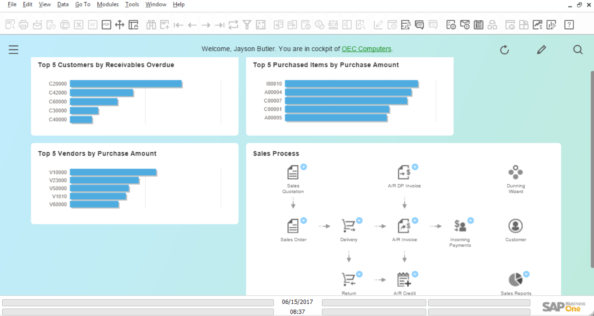 Display KPIs in SAP Business One | SAP B1 | MTC Systems