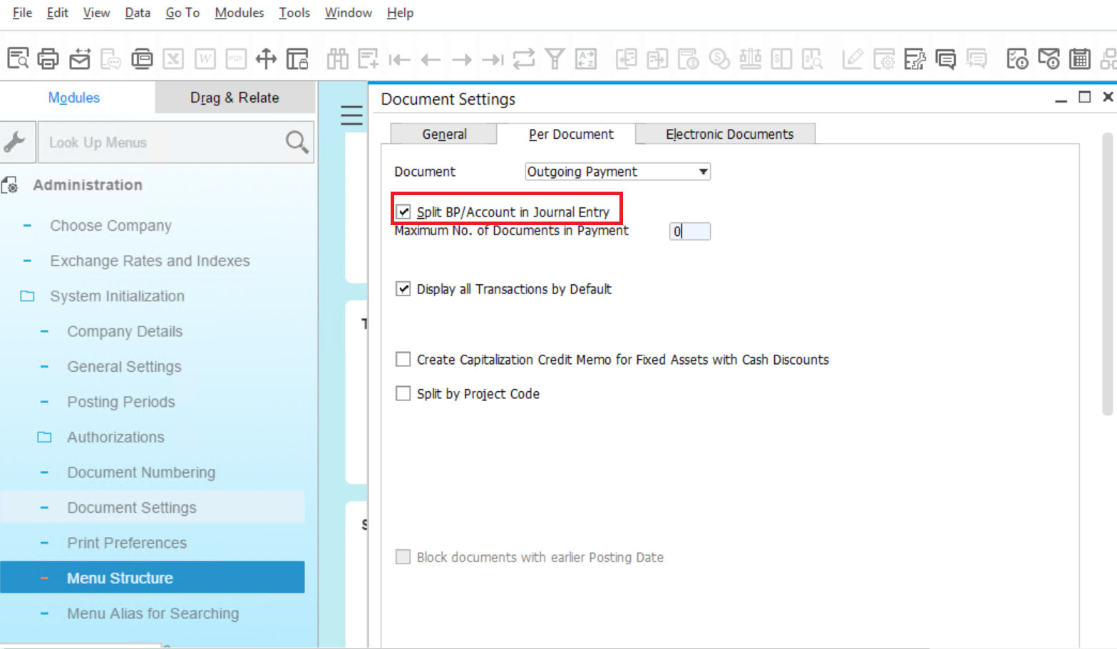 Split BP/Account in Journal Entry in SAP Business One | SAP B1 | MTC ...