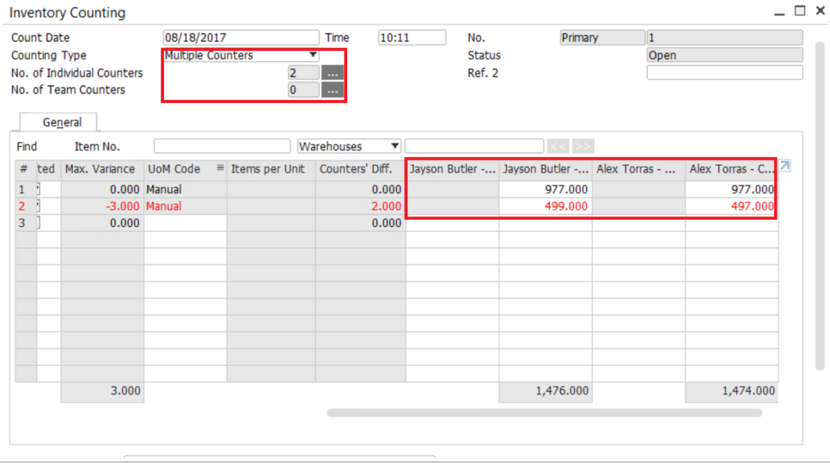 Tracking the Inventory Counting in SAP Business One | SAP B1 | MTC Systems