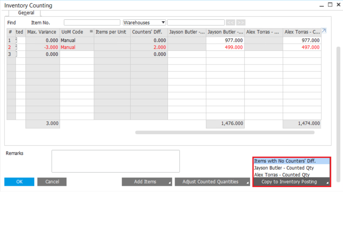 Tracking the Inventory Counting in SAP Business One | SAP B1 | MTC Systems