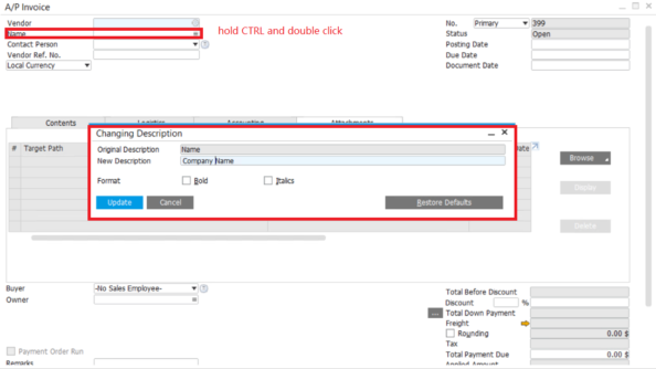 Customize Your Tags in SAP Business One | SAP B1 | MTC Systems
