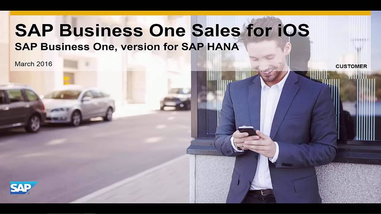 SAP Business One Sales Mobile App | SAP B1 | MTC Systems