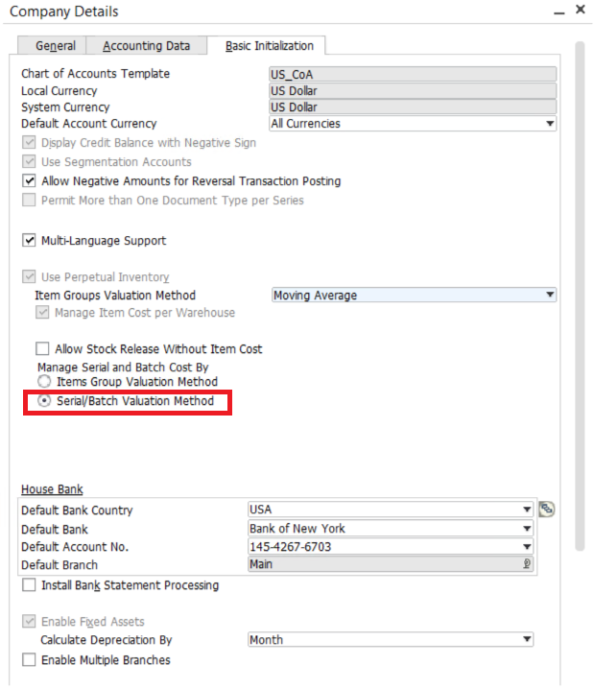 Serial/Batch Valuation Method in SAP Business One | SAP B1 | MTC Systems